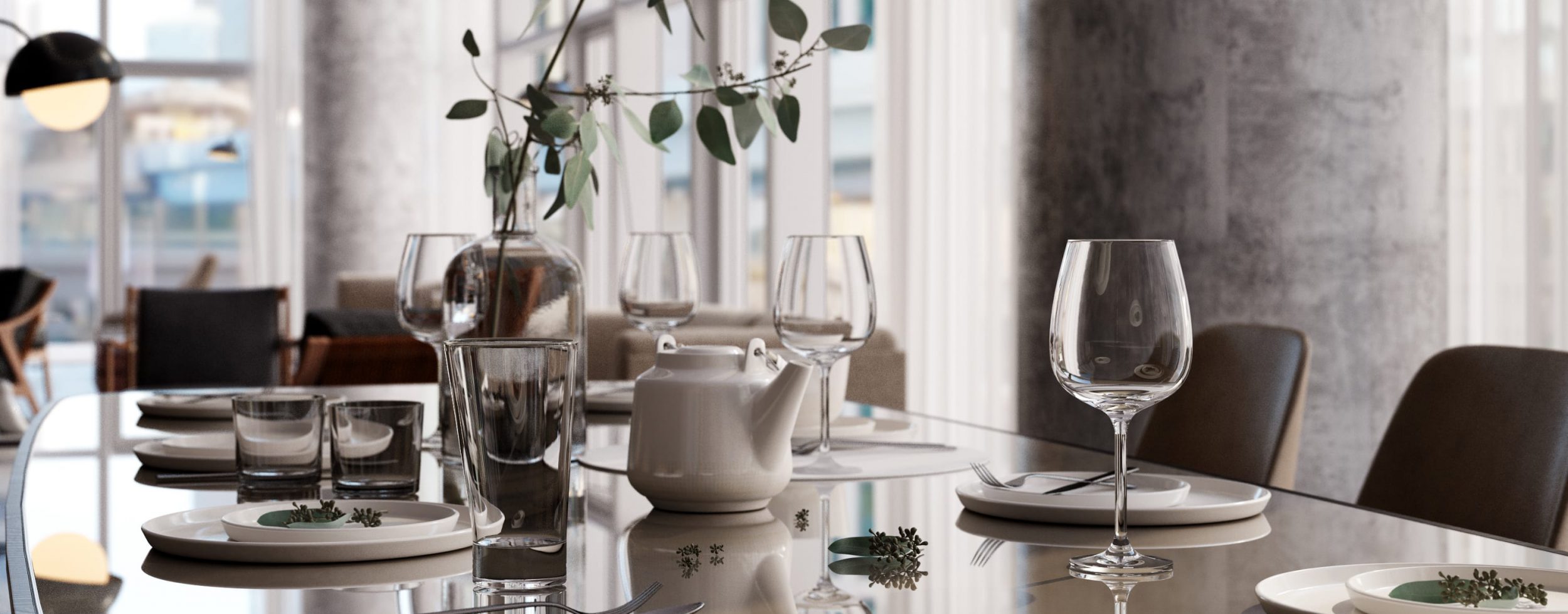 3D CG perspective & rendering | brock party.inc